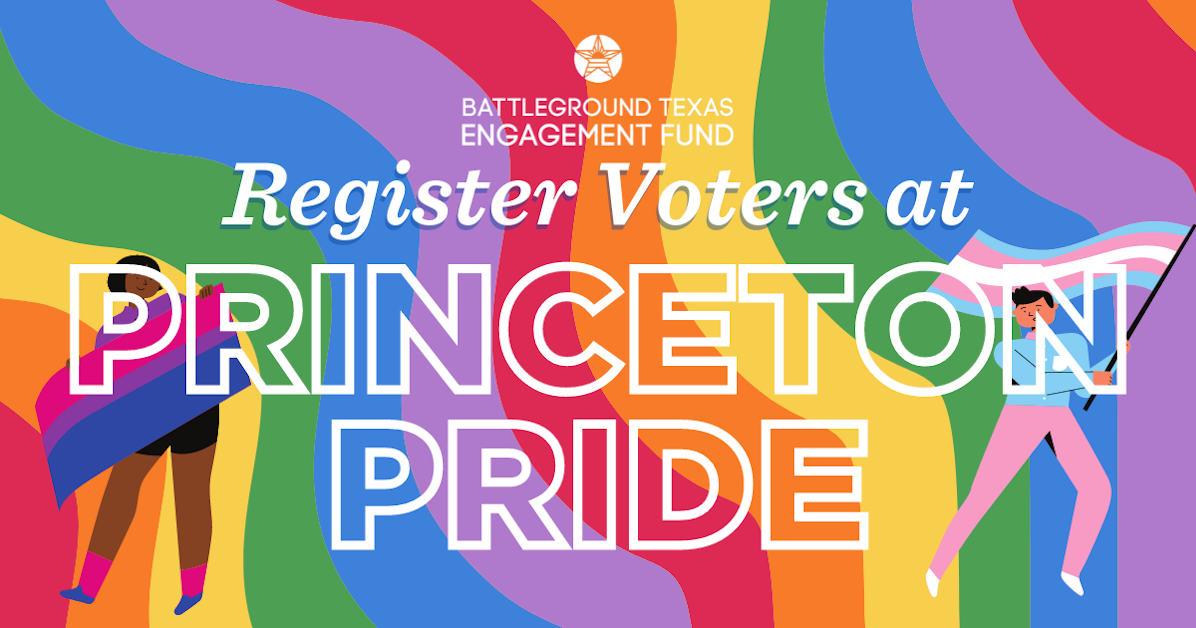 Register Voters @ Princeton Pride · Stand Up America